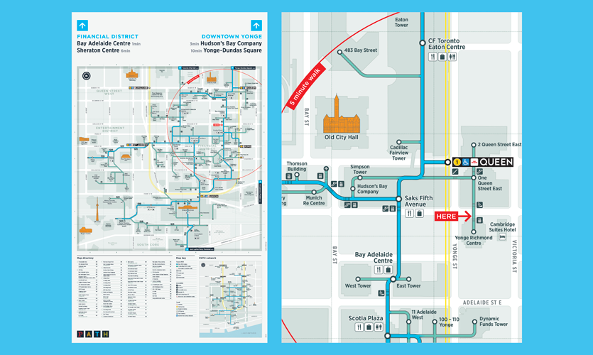 Reconnecting the PATH: Toronto PATH Wayfinding System | SEGD